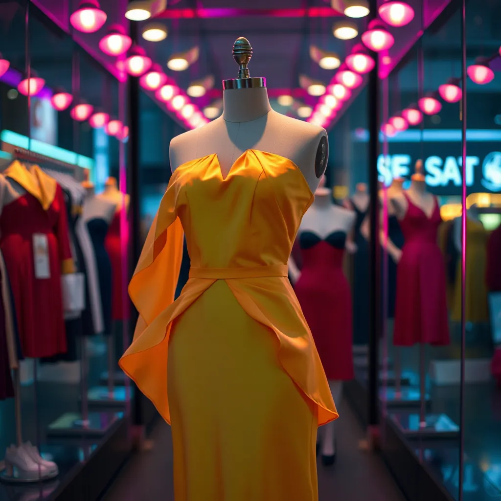 The Allure of the Neon Cocktail Dress